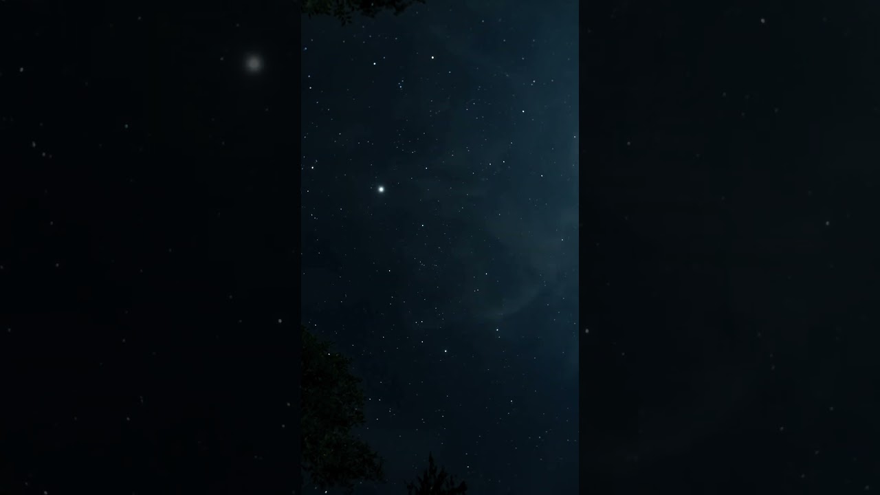 starry night sky 4k #deepsleep #nature #asmr #nightsky #meditation