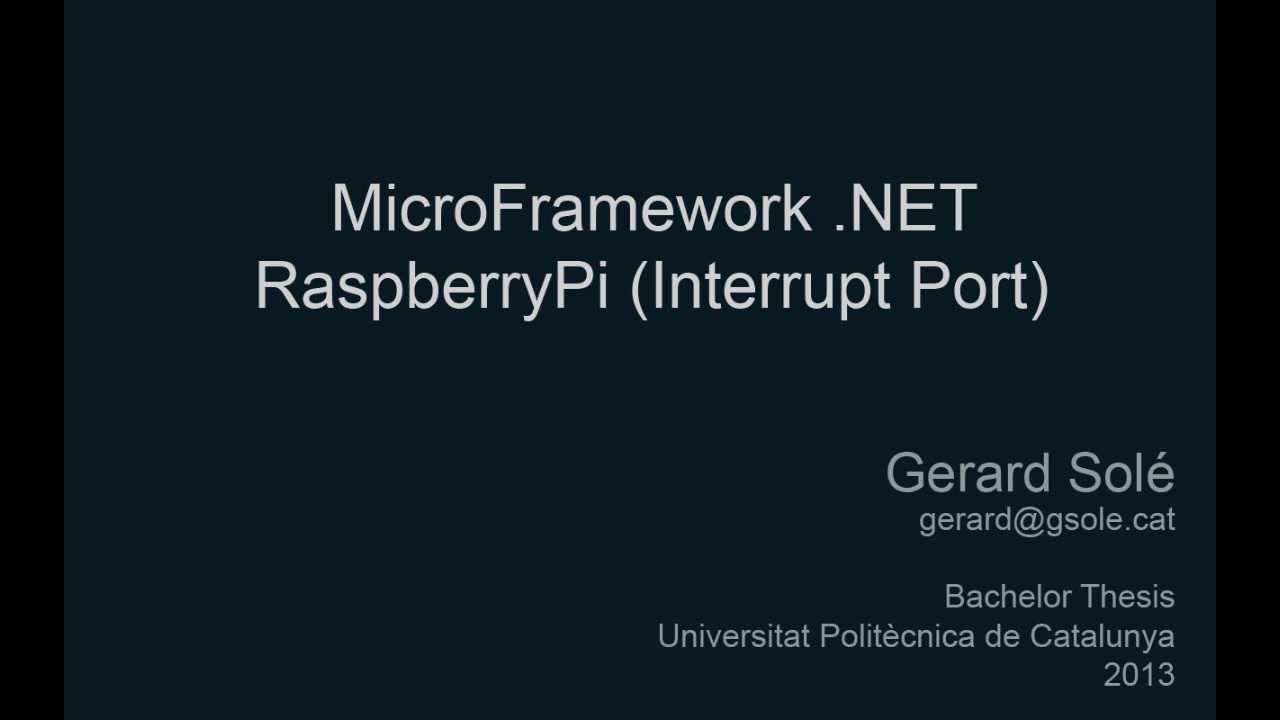NETMF InterruptPort working on a RaspberryPi