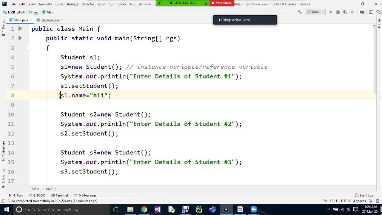 Week #5 - Access Specifiers in Java (d) | Java