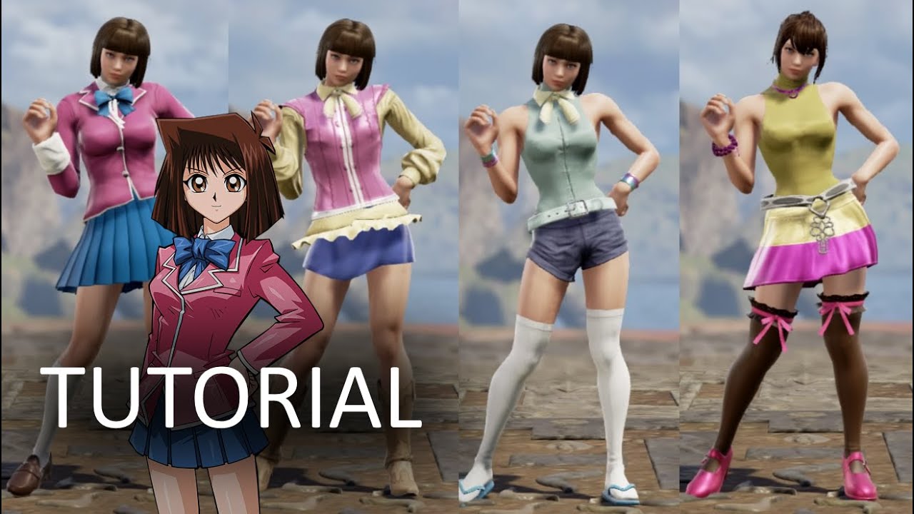 Soul Calibur 6 - Tea Gardner (Yu-Gi-Oh!) CAS Costumes Tutorial