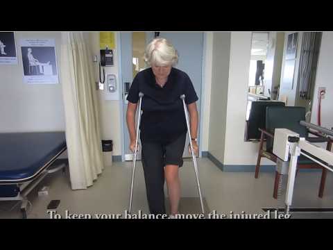 How to use Crutches -- Non-weightbearing