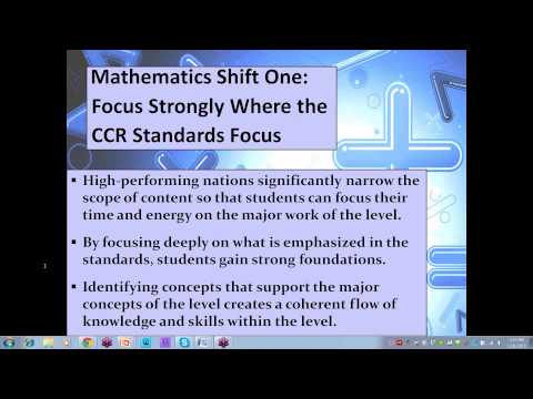 Introduction to the College & Career Readiness Standards for Adult Education