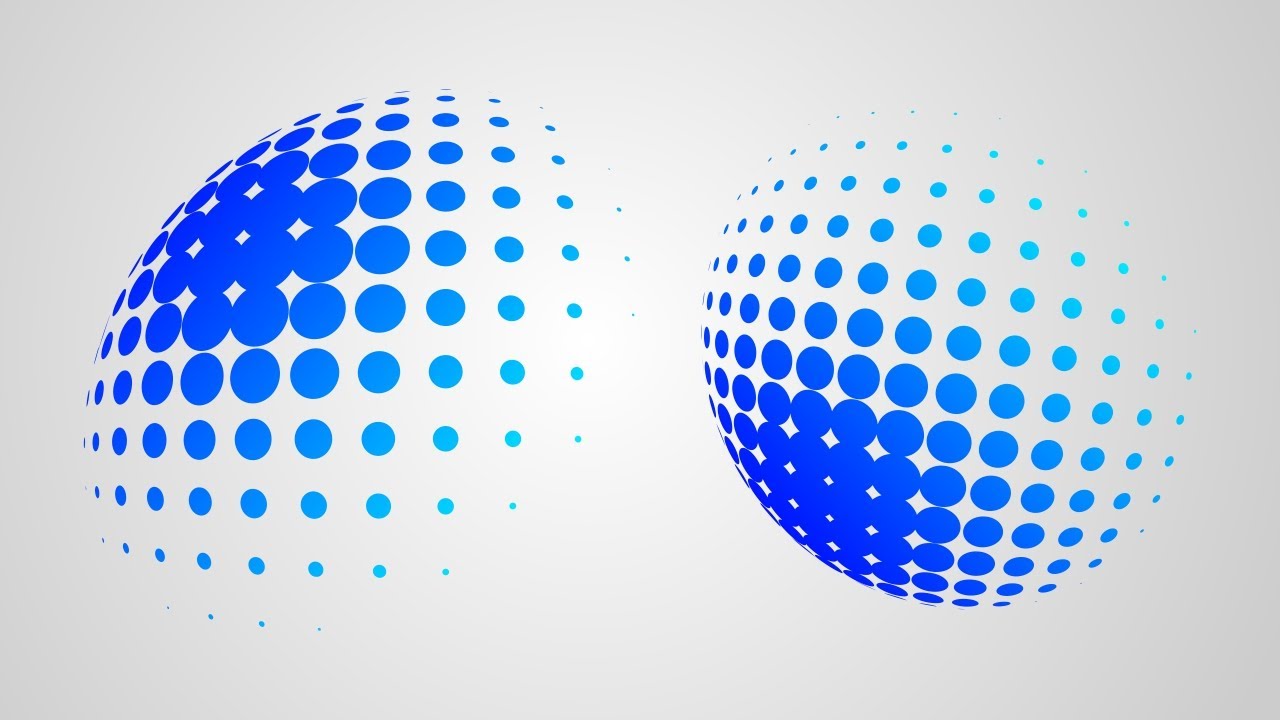 How to Create Halftone Sphere / CorelDRAW / Illustrator / Easy Tutorial /