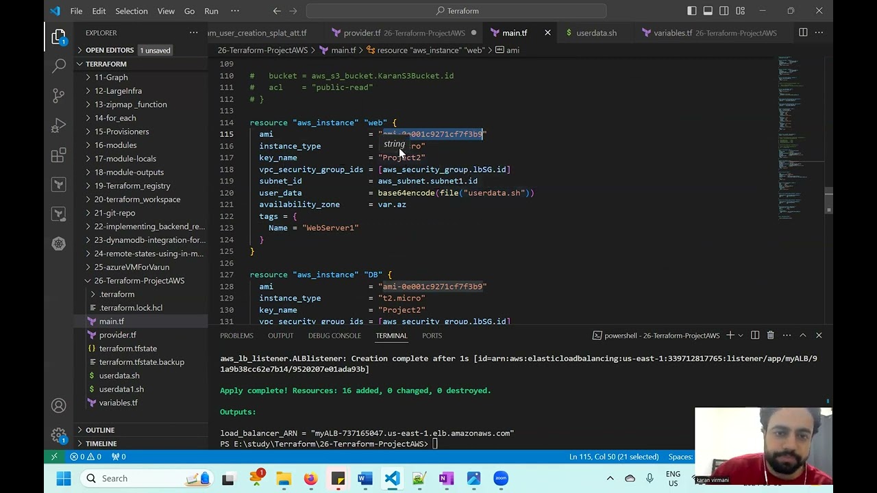 AWS Infrastructure setup using Terraform | Project 4 | IaC (INFRASTRUCTURE AS A CODE)