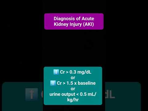 how to diagnose acute kidney injury (AKI)