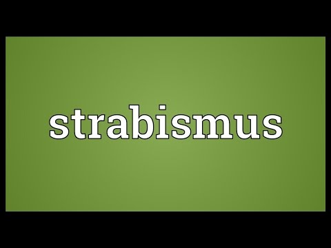 Strabismus Meaning