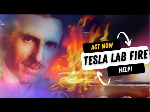 Act Now: Tesla's Groundbreaking Lab Damaged in Fire, Needs Immediate Help!