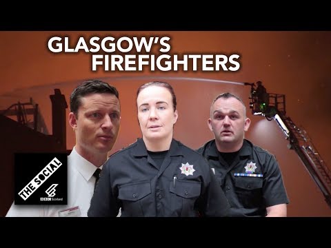 Glasgow's Firefighters On Art School And Sauchiehall Street Fires