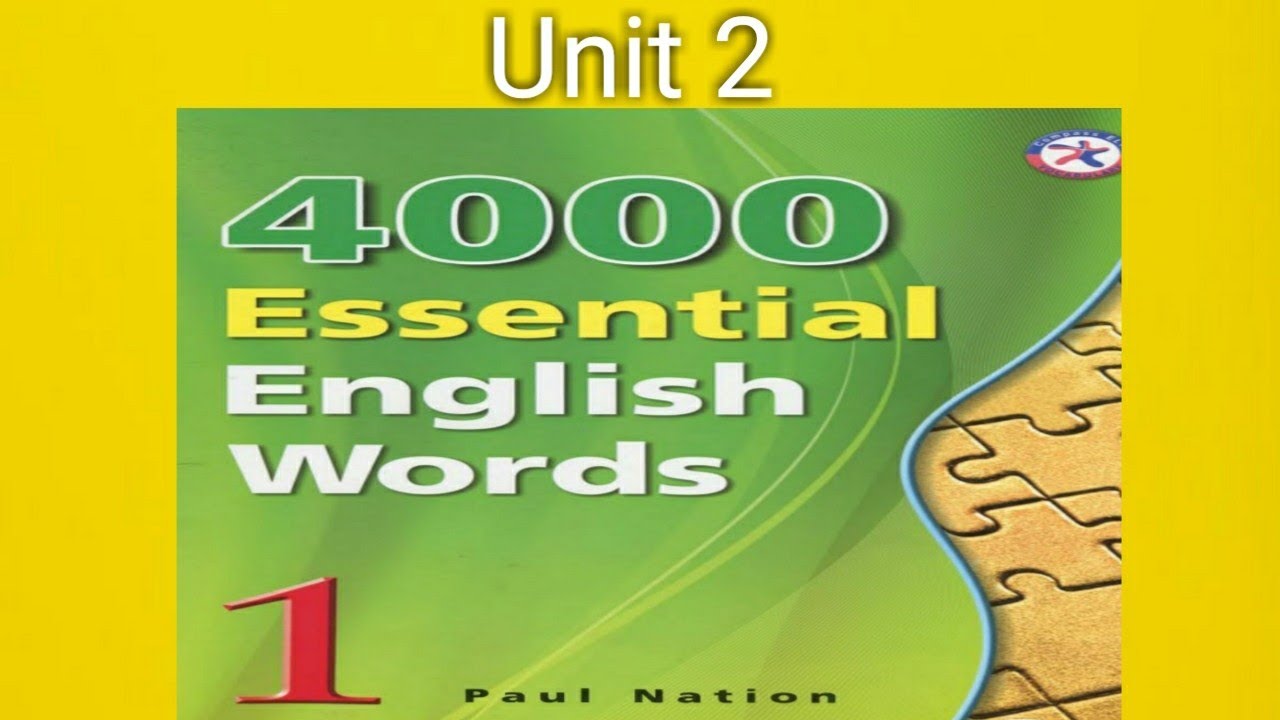 Essential English words {1},  Unit 2 English-Uzbek | © Effortless language learning.