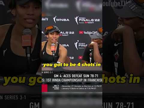 A’ja was feeling herself after winning the chip last year 😂🏆