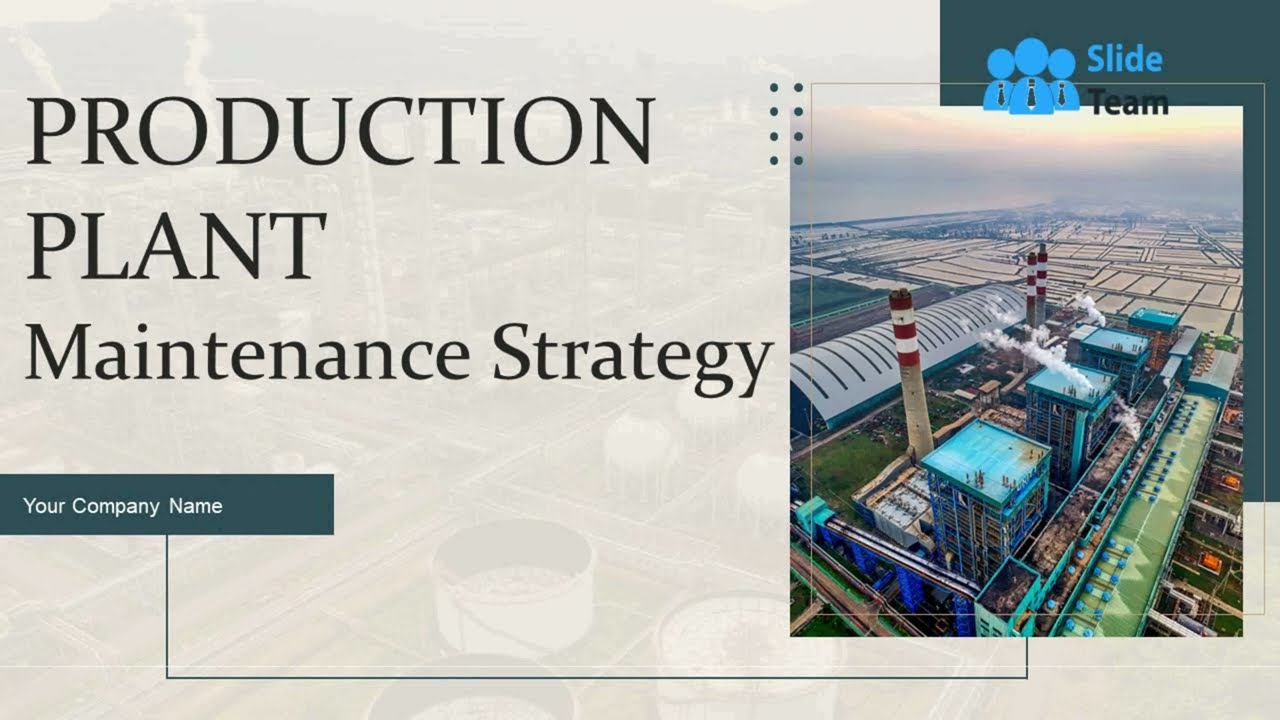 Production Plant Maintenance Strategy Powerpoint Presentation Slides