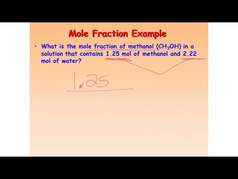 Mole Fraction