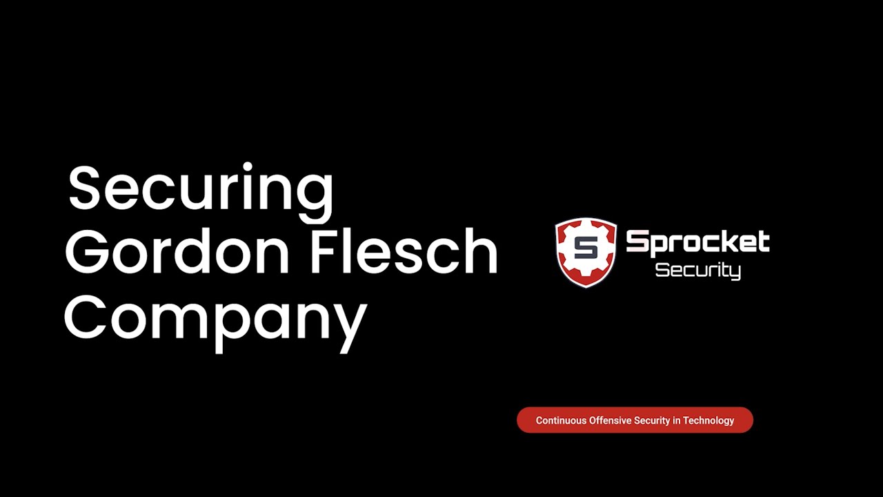 Sprocket Security Partners with Gordon Flesch Company
