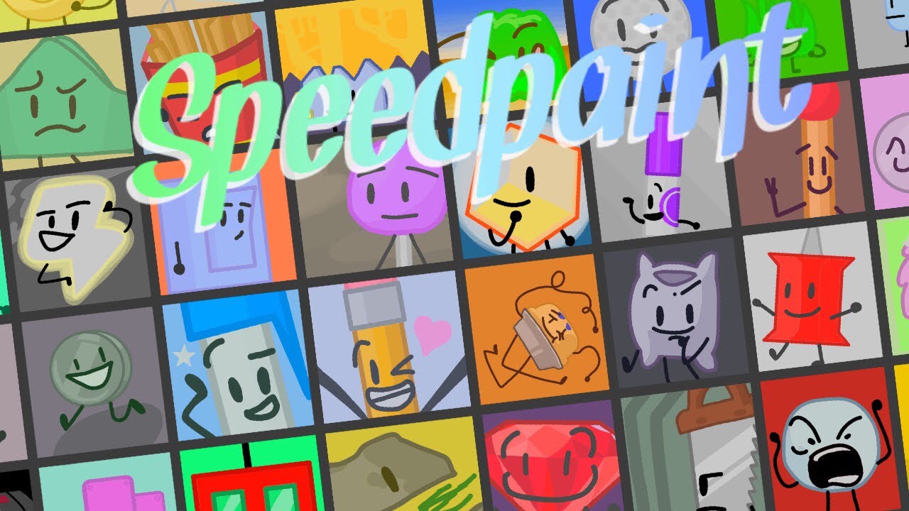 BFB Character Icon Collection Speedpaint