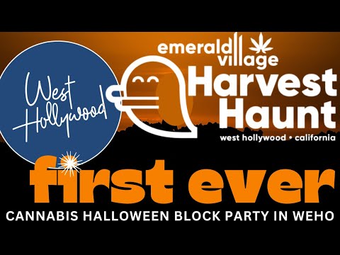 The Biggest Cannabis Block Party In West Hollywood Halloween Carnival in the Emerald Village!!