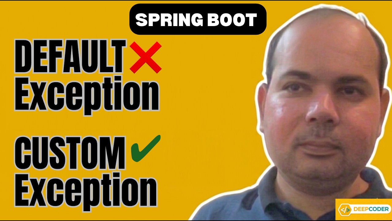 Never using Generic Exceptions in Spring Boot