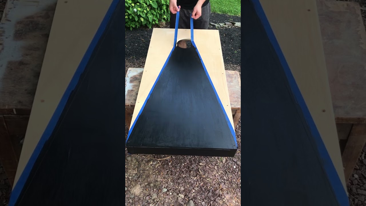 Corn Hole Boards #cornhole #woodworking #woodworkingtips #painting #lawngames