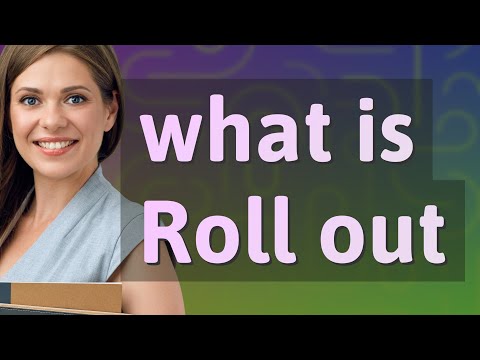 Roll out | meaning of Roll out