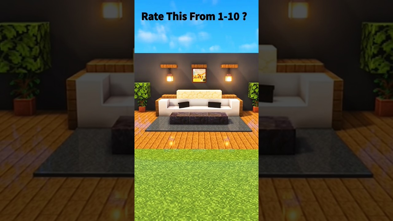 How To make Better Sofa In Minecraft #minecraft #shorts