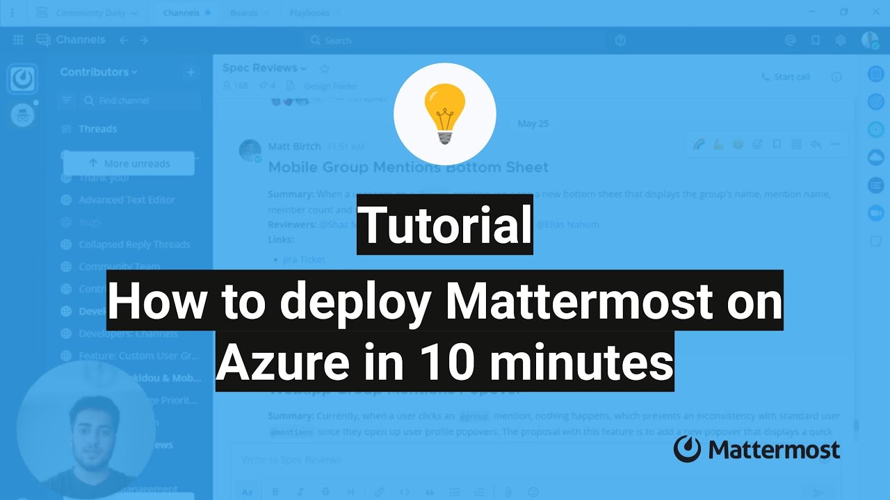 How to deploy Mattermost on Azure in 10 minutes