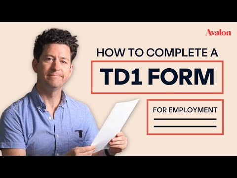 How to Complete a Federal TD1 Form