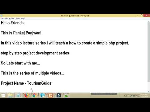 Learn Tourism Guide Project PHP MYSQL Part 1 | By Pankaj Panjwani - Mind Luster