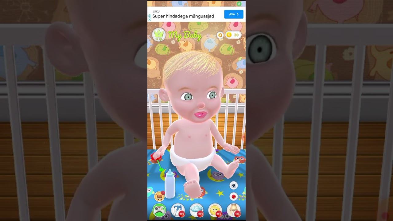 my baby virtual kid and the iPhone and iPad