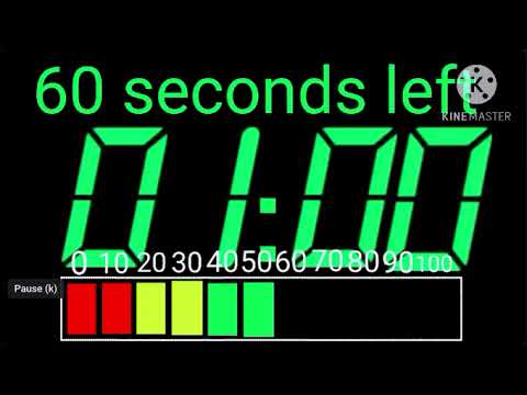 100 Seconds Countdown BBC Digital Timer V48 (Remix BBC World News 2024 Music)