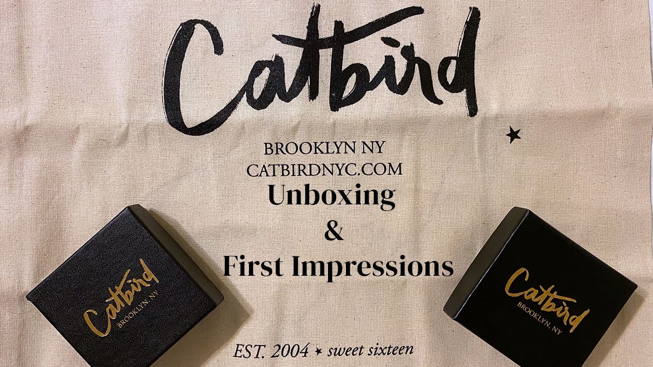 Catbird Jewelry Unboxing & First Impressions Review | Minimal Jewelry