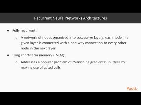 Learn Getting Started with TensorFlow 2 0 for Deep Learning Intro Recurrent Neural Network ...