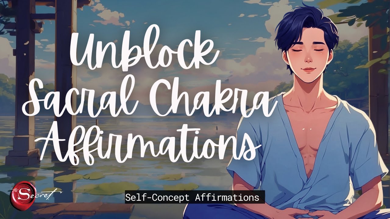 UNBLOCK & RESTORE SACRAL CHAKRA AFFIRMATIONS| TO BE CREATIVE, SENSUAL & SELF-DISCIPLINED | 417HZ 🦋✨
