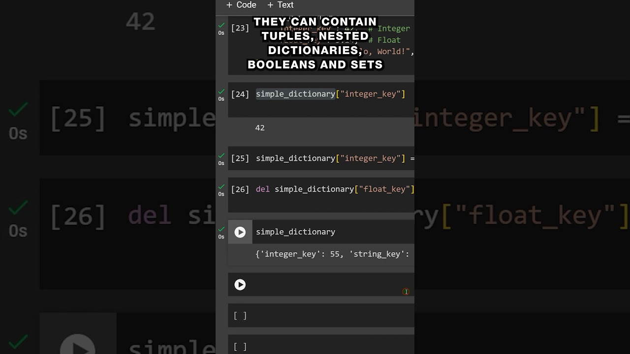 Python Dictionary methods in 1 minute #python #programming #tutorial #shorts  #coding