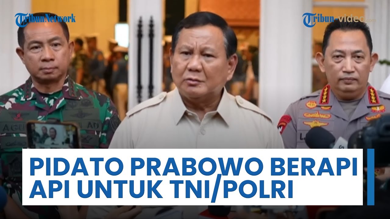 Pidato Prabowo Berapi-api, Berani Pakai Pangkat Jenderal TNI-Polri Siap ... Pidato Prabowo Berapi-api, Berani Pakai Pangkat Jenderal TNI-Polri Siap ...