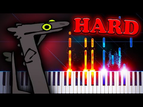 Toothless Dancing Meme (Driftveil City) – Piano Tutorial | Sheet Music Boss