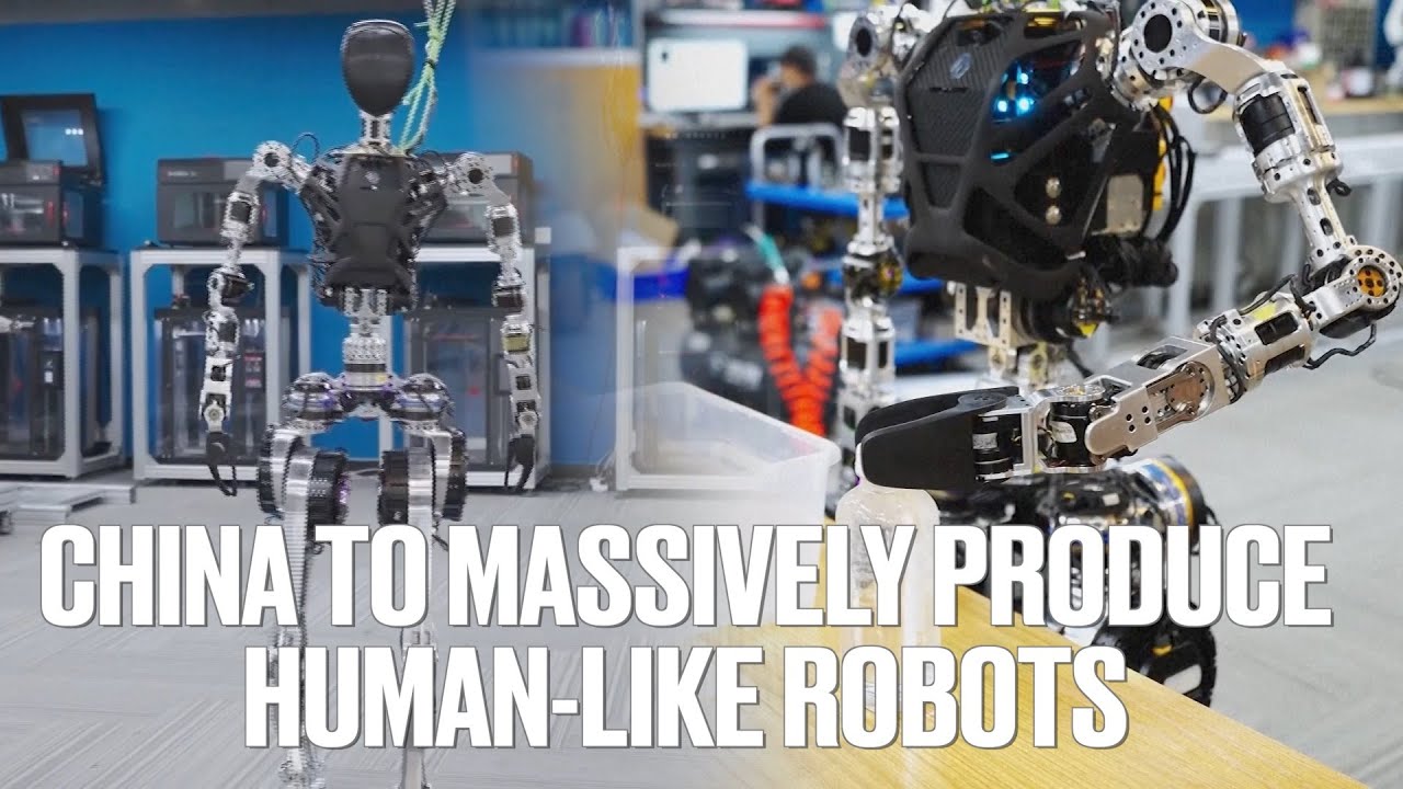 China tech startup launches humanoid robot at Shanghai AI event