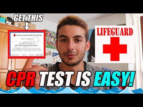 HOW TO SURVIVE THE CPR CERTIFICATION TEST! (*3 MAJOR TIPS*)