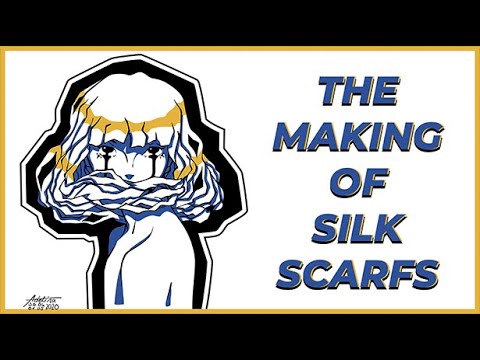 How to put your art on products? I The Making of Silk Scarfs.