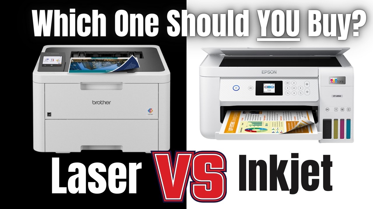 Inkjet Vs. Laser Printers Which One Should YOU Buy