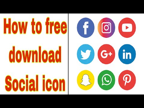 How to free download social icon | 1 click | icon download kaise kare