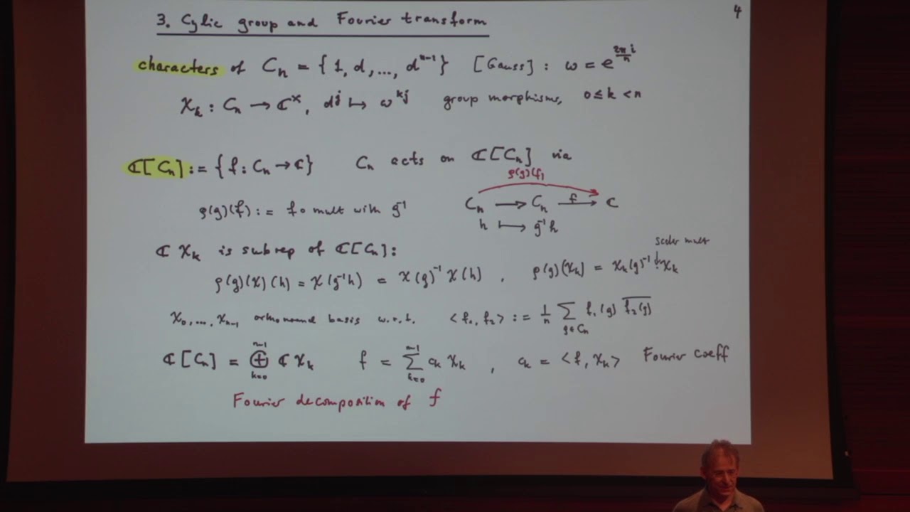 A gentle introduction to group representation theory -Peter Buergisser