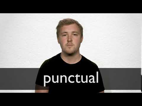 How to pronounce PUNCTUAL in British English