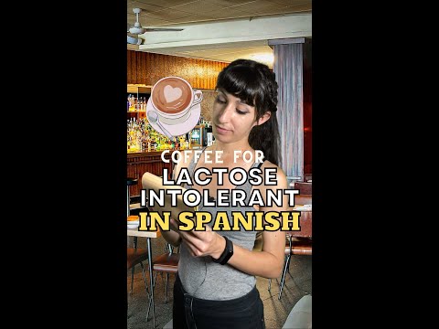 Ordering coffee for lactose intolerant