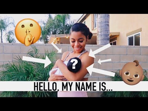 OFFICIAL BABY NAME REVEAL!!