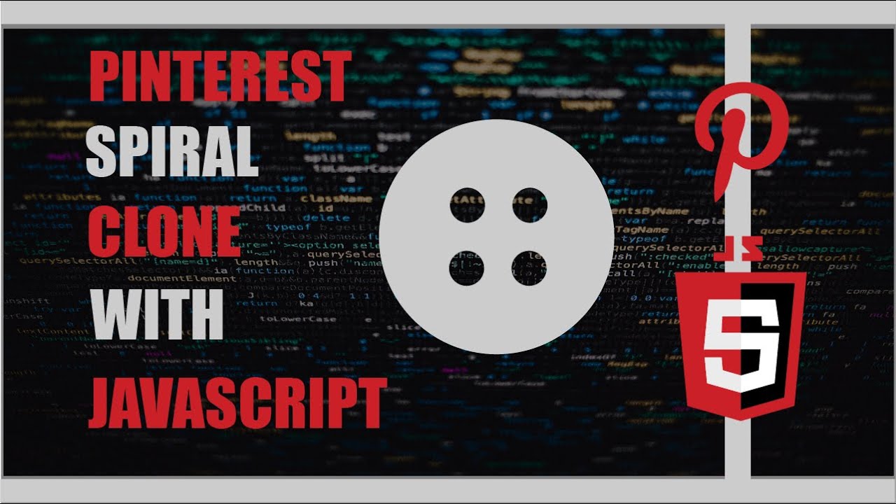 Pinterest Spiral Clone with JavaScript