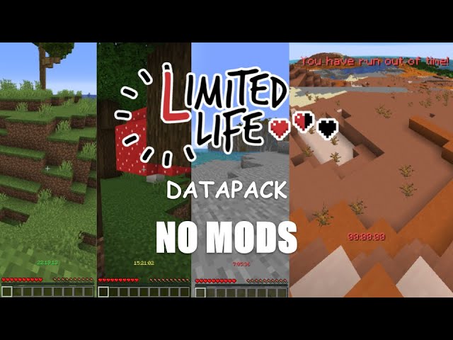 Limited Life Minecraft Data Pack