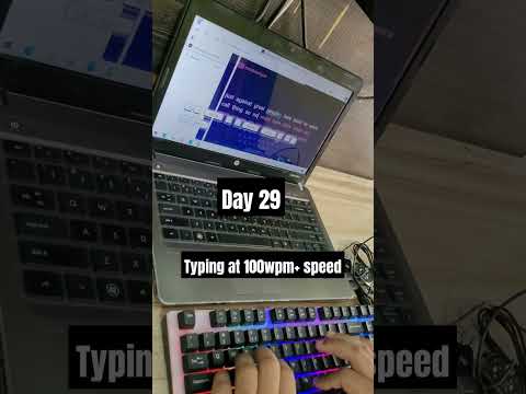 Day 29 of typing above 100 wpm
