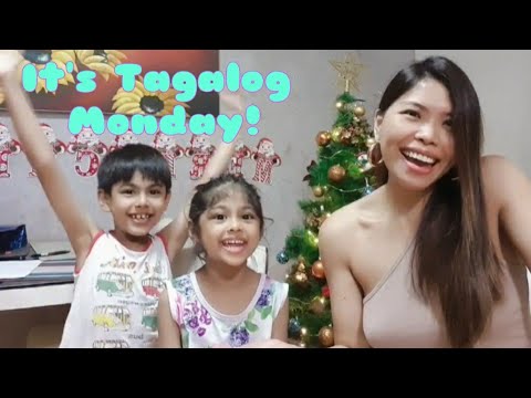 Filipino Singaporean kids practicing "Tagalog" words. Lesson 6: "Maganda" and "Gwapo"