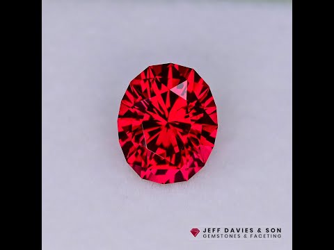 5.68ct Lab bright red Ruby