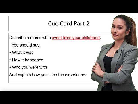 IELTS Speaking Part 2 band 9 tip and answer; A memorable event