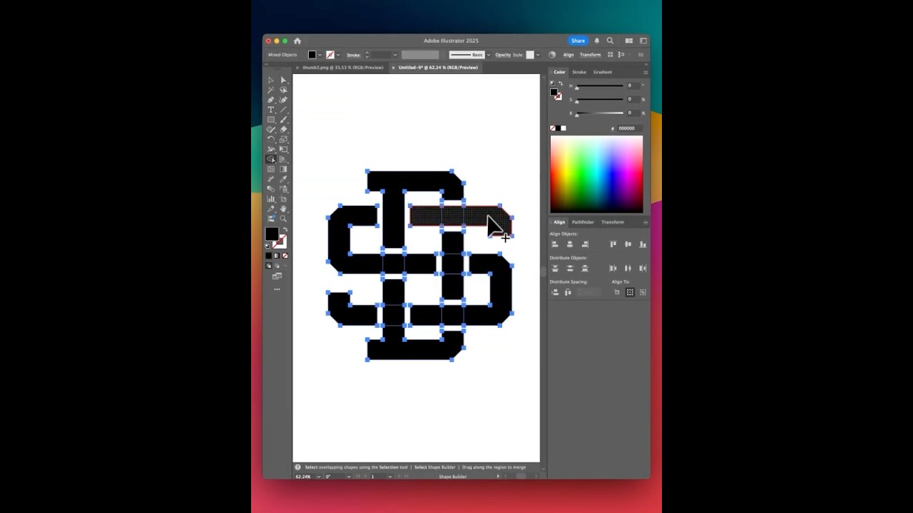Monogram Logo Design with Adobe Illustrator
